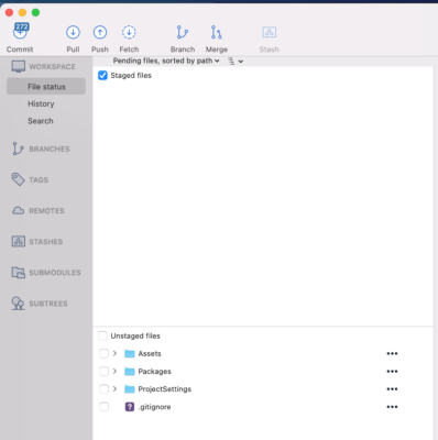 How to set up a git repository for a Unity project? - Patryk Galach